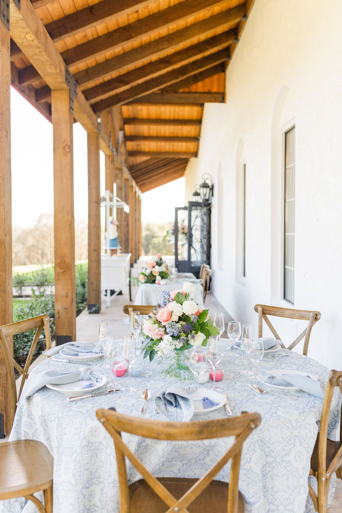 Sterling Event Venue Is Beautiful In Dusty Blue - I Said Yes!